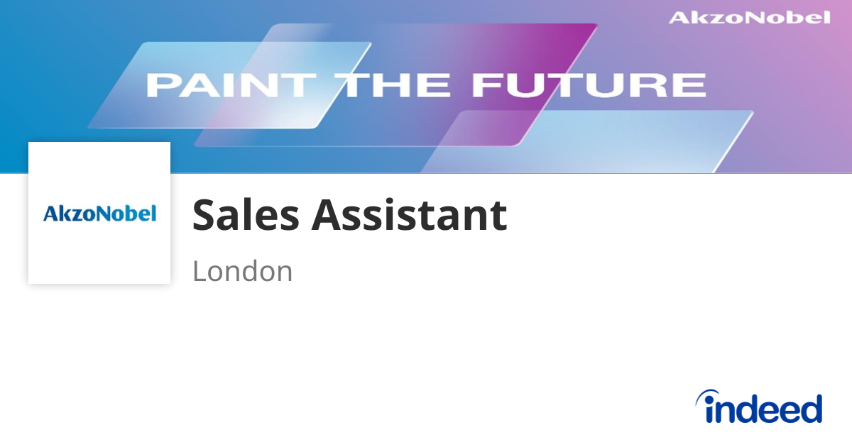 Sales Assistant - London - Indeed.com