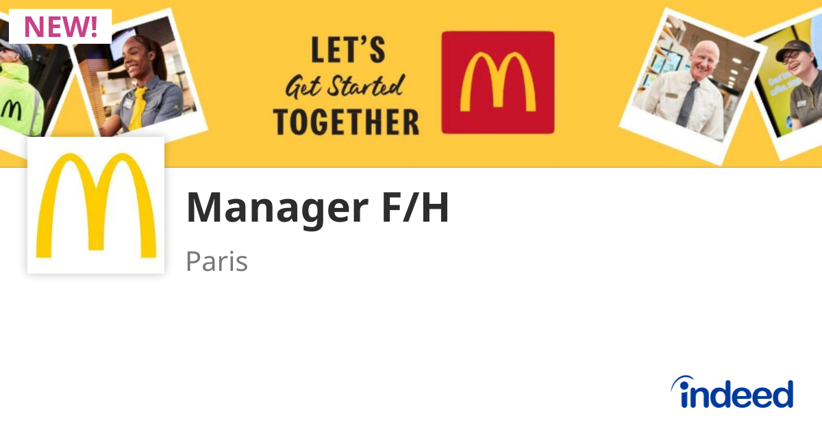 Manager F/H - 75020 Paris - Indeed.com