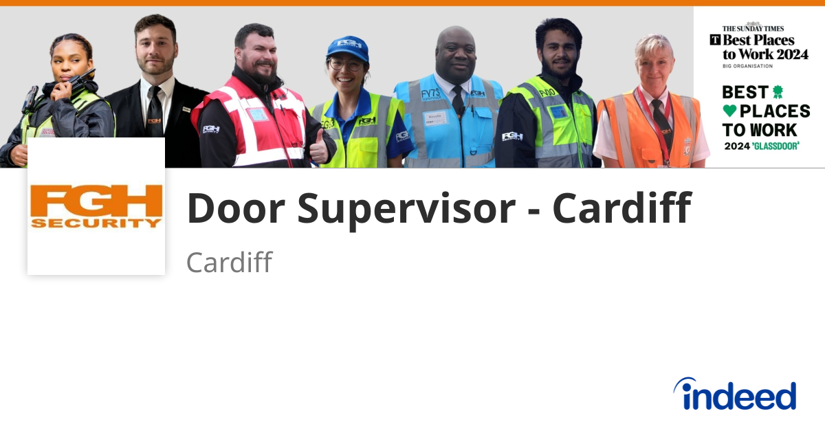 Door Supervisor - Cardiff - Cardiff CF10 1EP - Indeed.com
