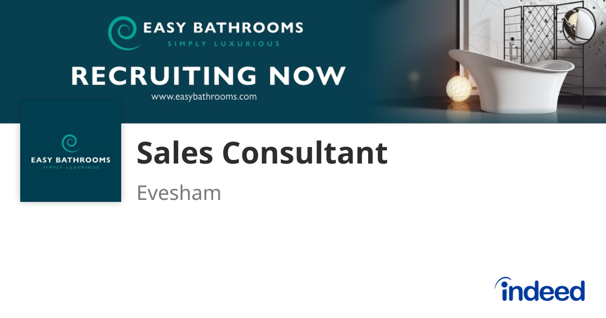 Sales Consultant - Evesham - Indeed.com