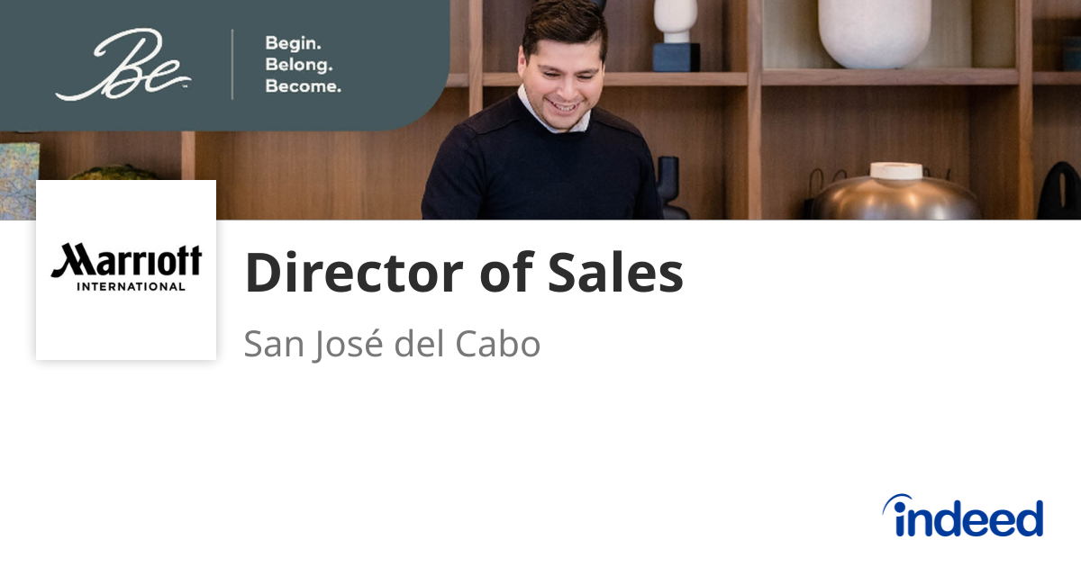 Director of Sales - San José del Cabo, B.C.S. - Indeed.com