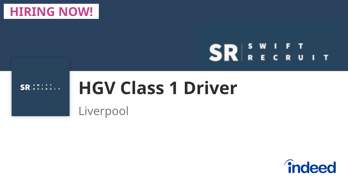 HGV Class 1 Driver - Liverpool - Indeed.com