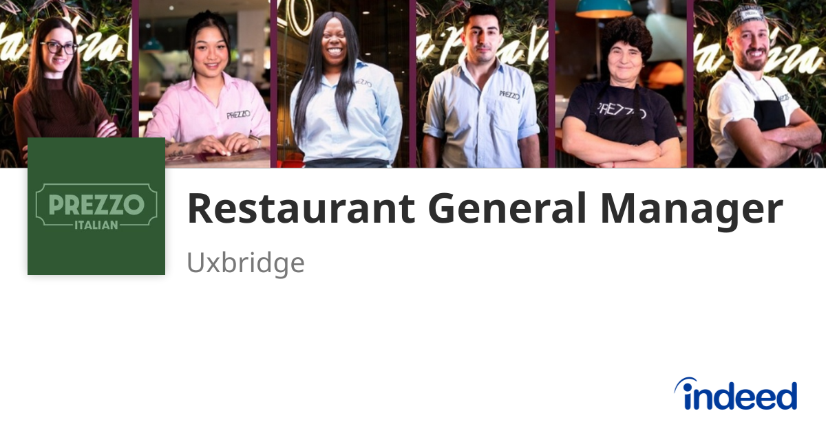 Restaurant General Manager - Uxbridge UB8 1QS - Indeed.com