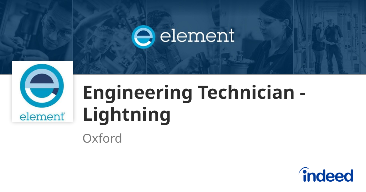 Engineering Technician - Lightning - Oxford - Indeed.com