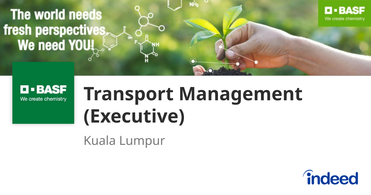 Transport Management (Executive) - Kuala Lumpur - Indeed.com