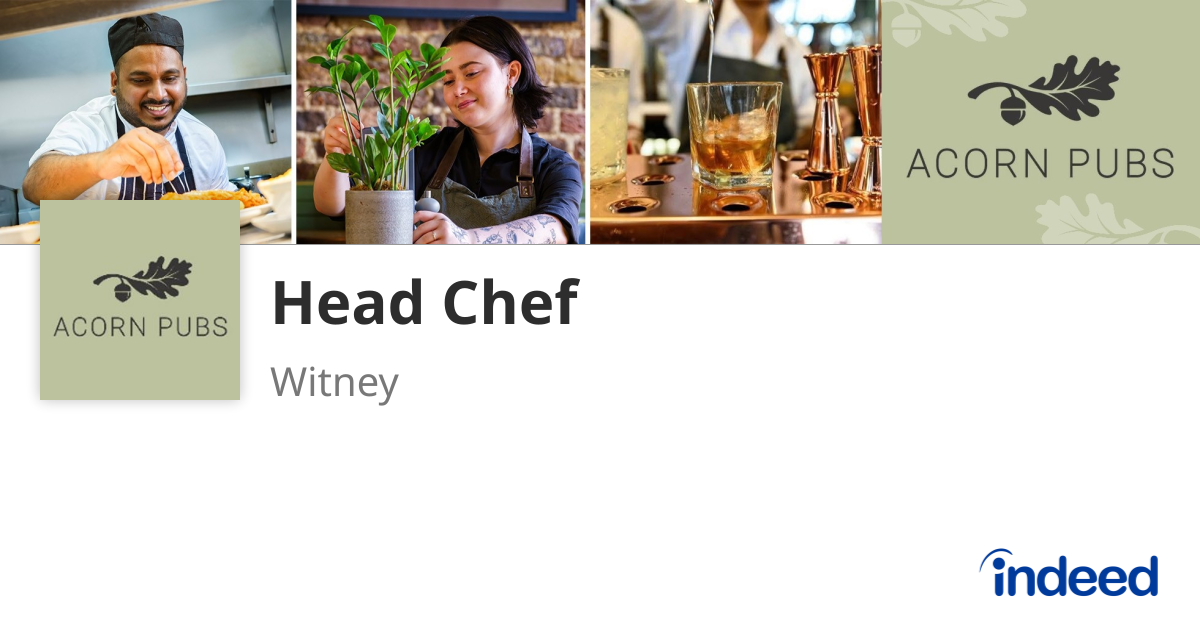 Head Chef - Witney OX28 6BH - Indeed.com