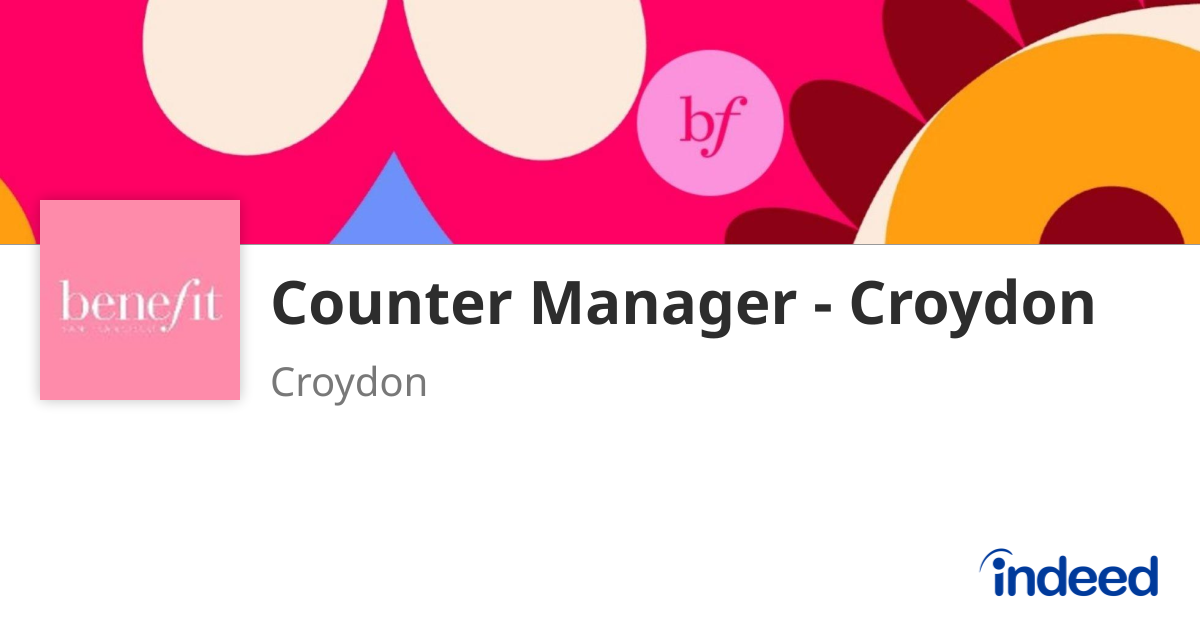 Counter Manager - Croydon - Croydon CR9 1SN - Indeed.com