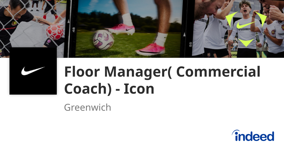 Floor Manager( Commercial Coach) - Icon - Greenwich SE10 0DX - Indeed.com