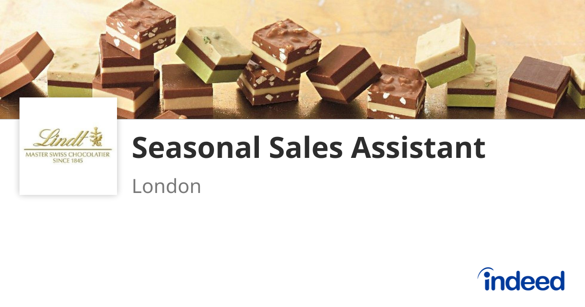 Seasonal Sales Assistant - London - Indeed.com
