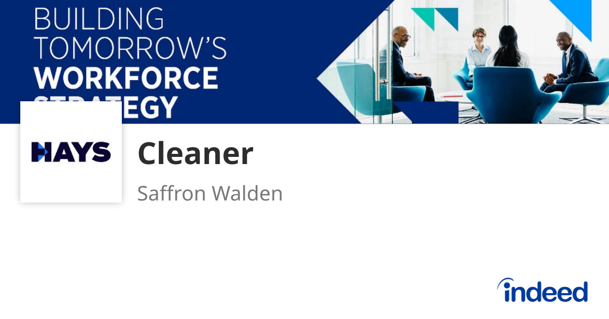 Cleaner - Saffron Walden - Indeed.com