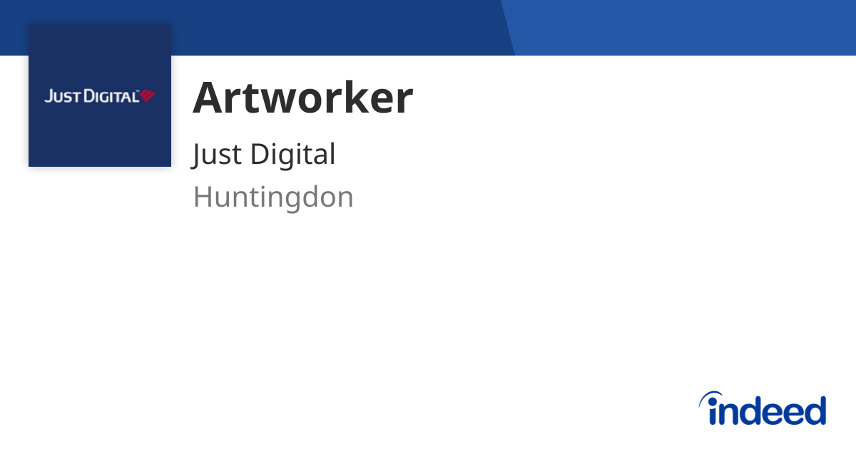 Artworker - Huntingdon PE29 6FN - Indeed.com