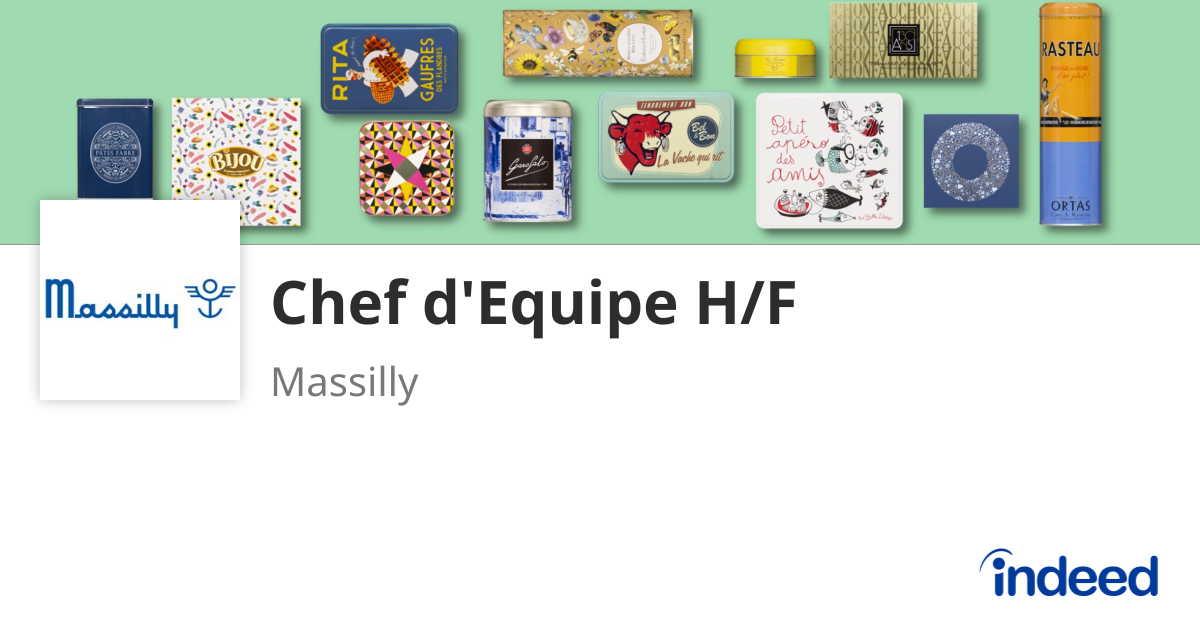 Chef d'Equipe H/F - Massilly (71) - Indeed.com