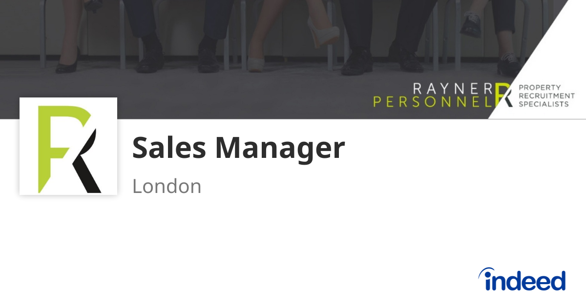 Sales Manager - London - Indeed.com