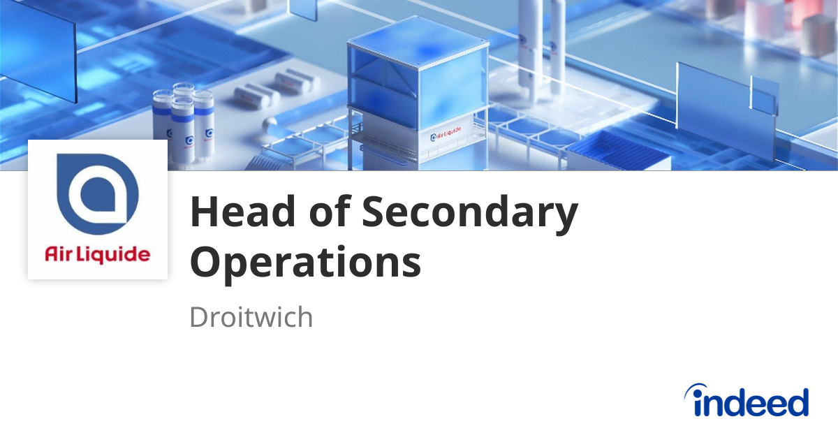 Head of Secondary Operations - Droitwich - Indeed.com