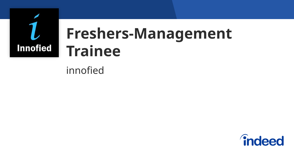 Freshers-Management Trainee - Kolkata, West Bengal - Indeed.com