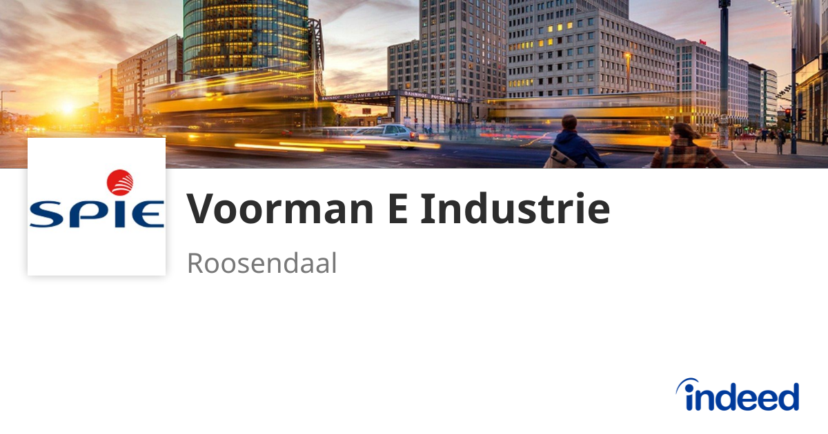 Voorman E Industrie - 4704 Roosendaal - Indeed.com