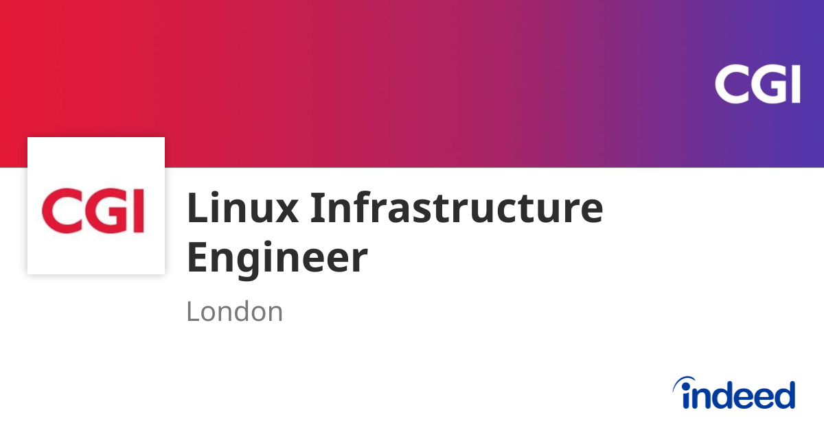 Linux Infrastructure Engineer - London - Indeed.com