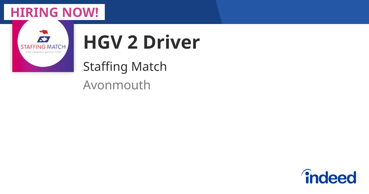 HGV 2 Driver - Avonmouth - Indeed.com