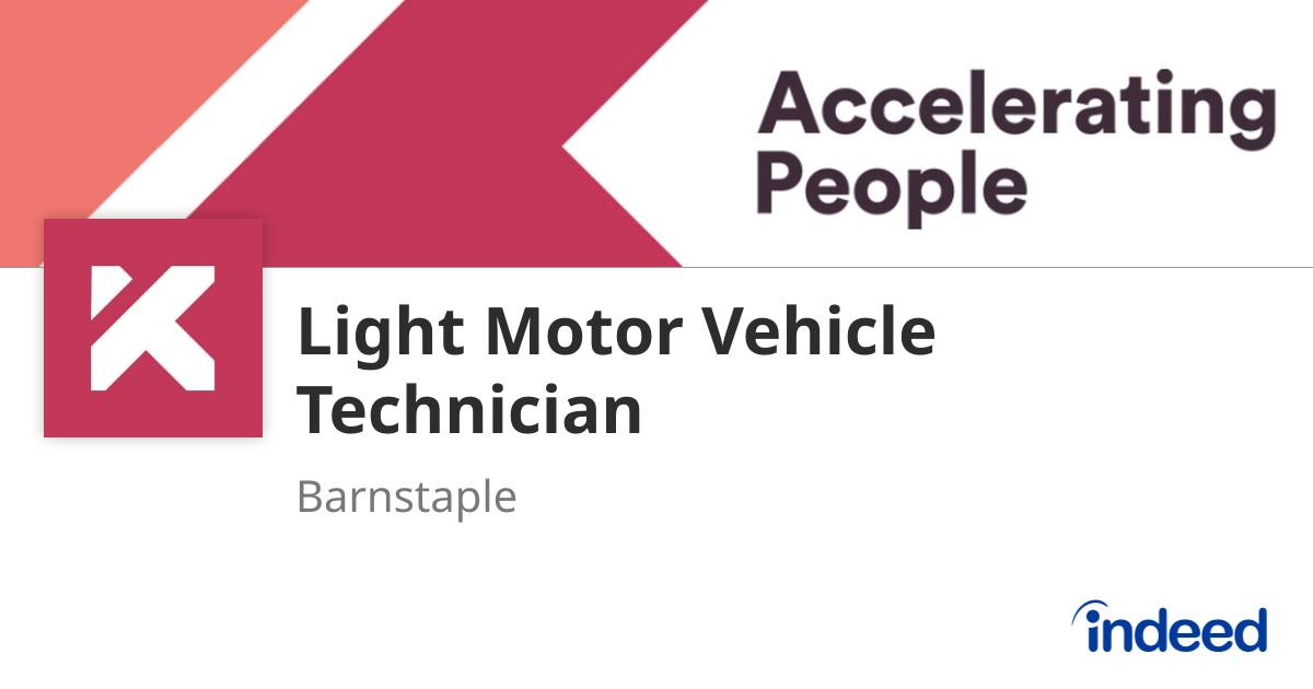 Light Motor Vehicle Technician - Barnstaple - Indeed.com