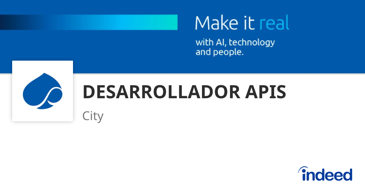 DESARROLLADOR APIS - City, Hgo. - Indeed.com