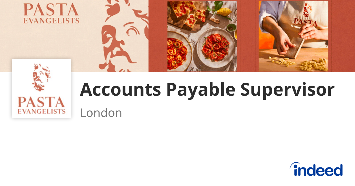 Accounts Payable Supervisor - London SE1 0SU - Indeed.com