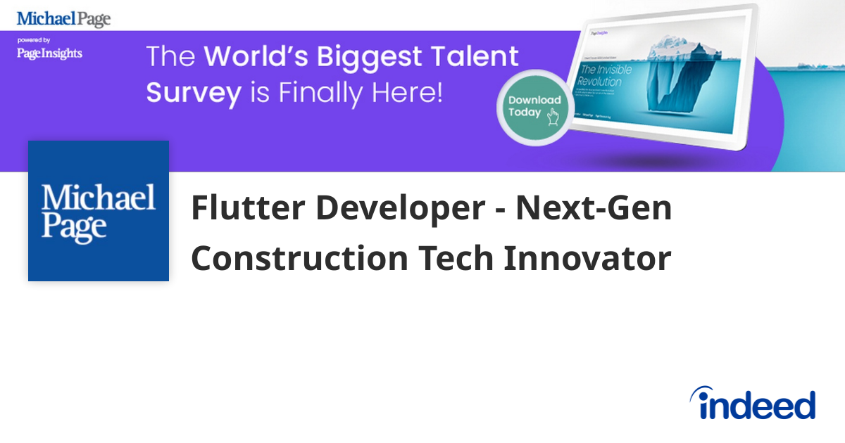 Flutter Developer - Next-Gen Construction Tech Innovator - Hong Kong - Indeed.com