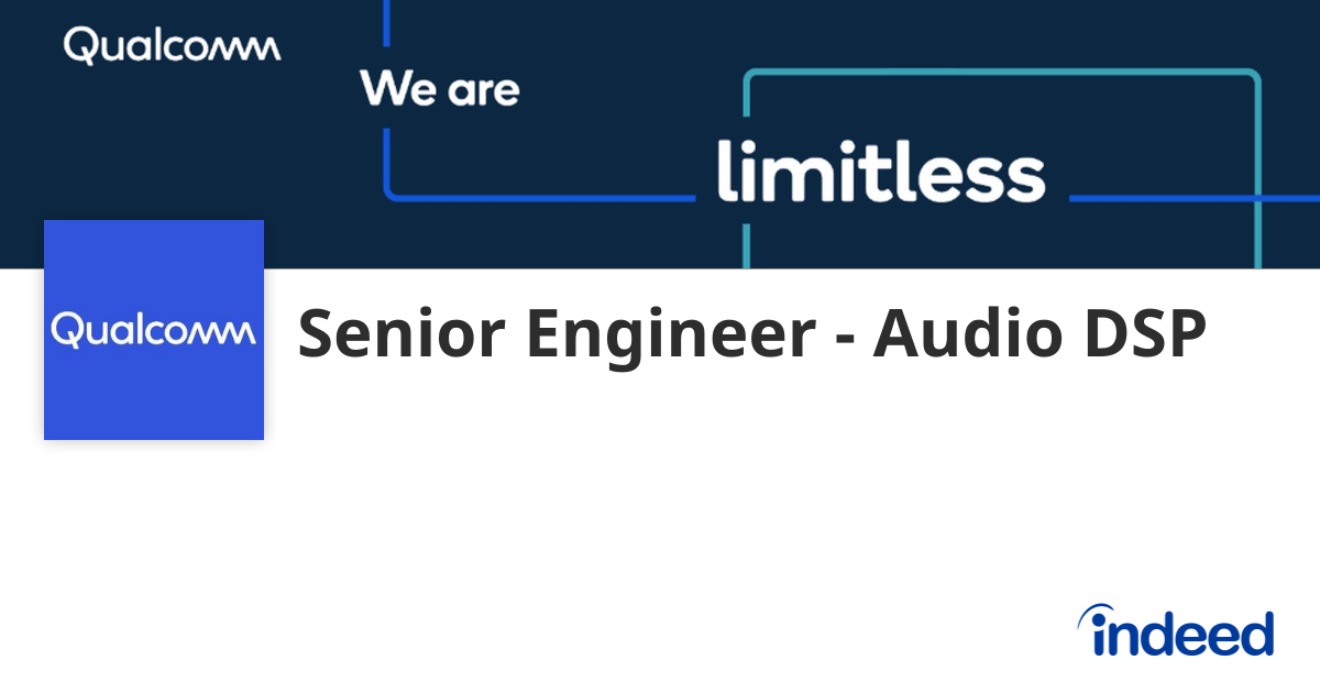 Senior Engineer - Audio DSP - Hyderabad, Telangana - Indeed.com