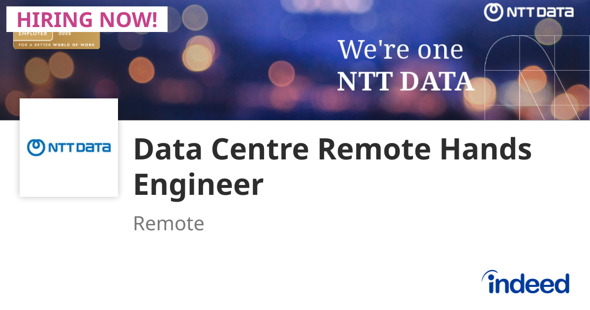 Data Centre Remote Hands Engineer - Remote - Indeed.com