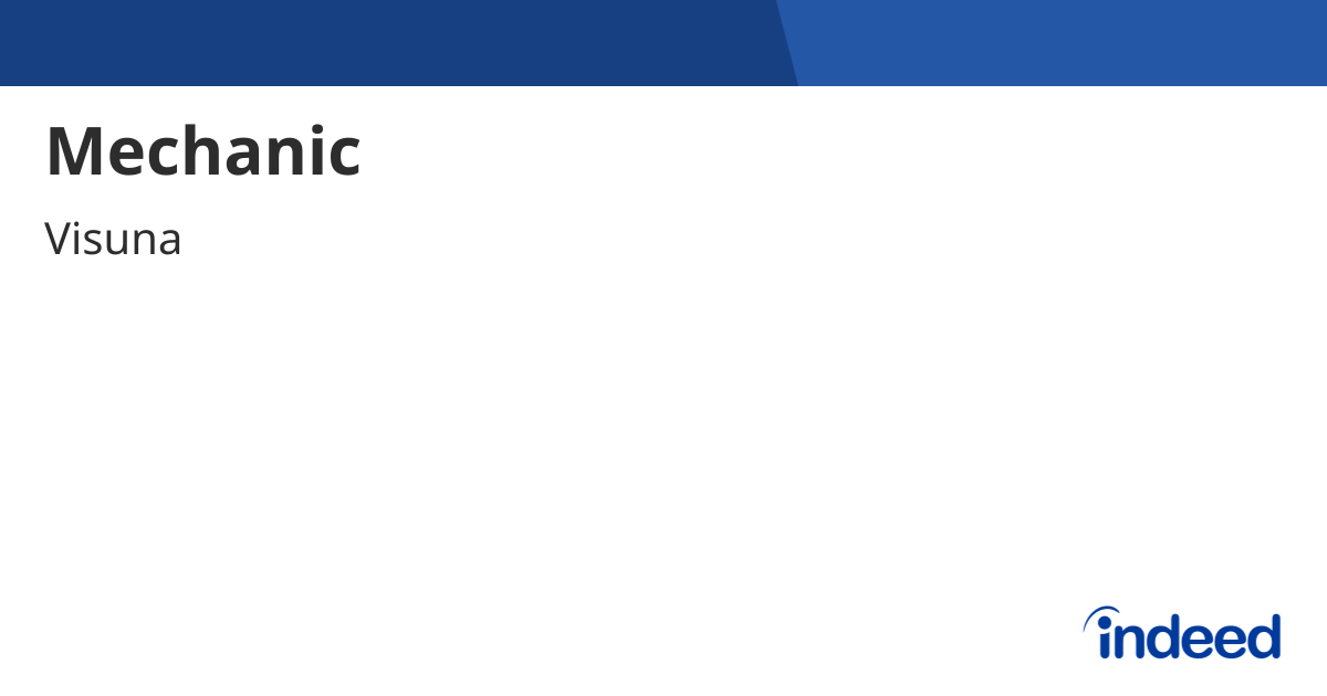 Mechanic - Qatar - Indeed.com