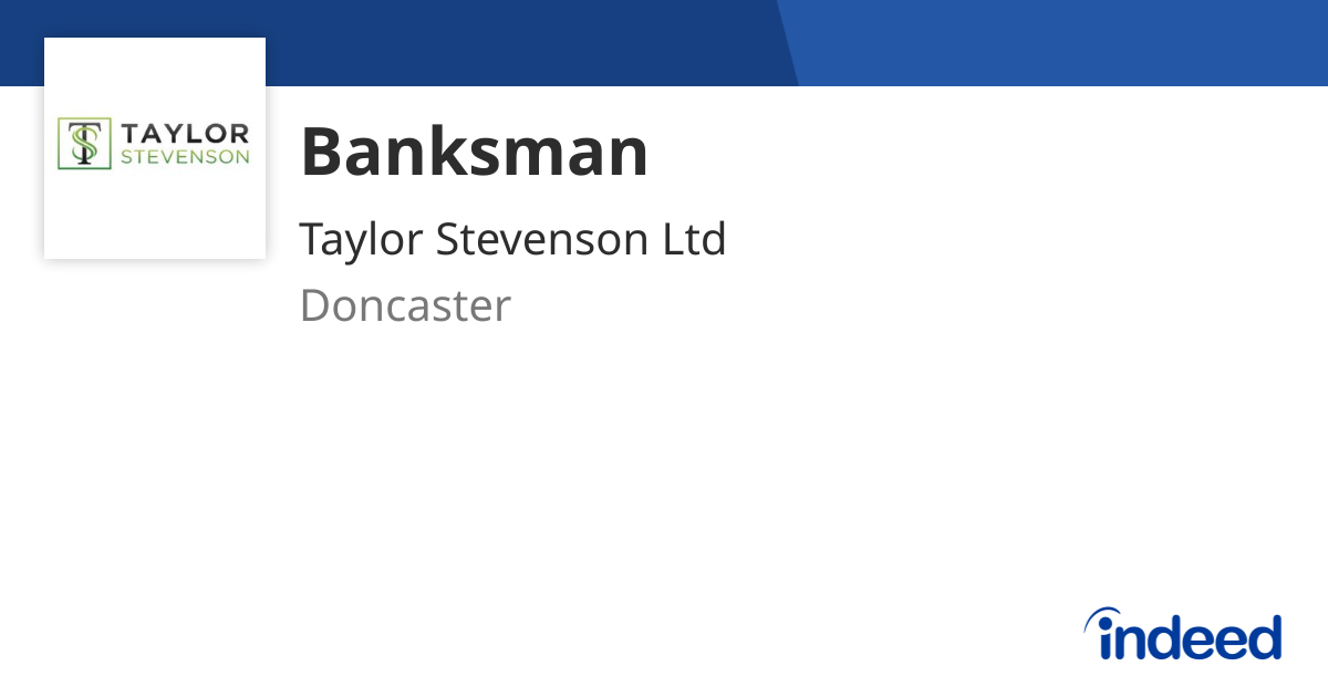 Banksman - Doncaster DN4 - Indeed.com