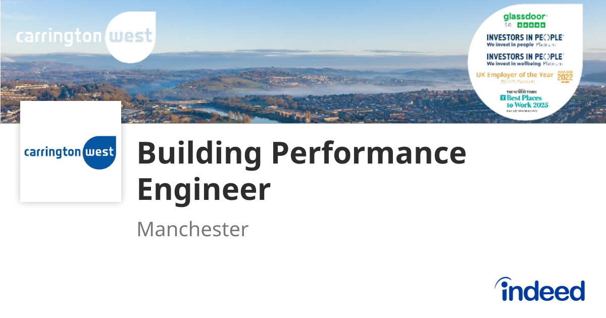 Building Performance Engineer - Manchester M2 - Indeed.com