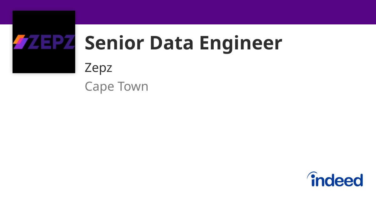 Senior Data Engineer - Cape Town, Western Cape - Indeed.com