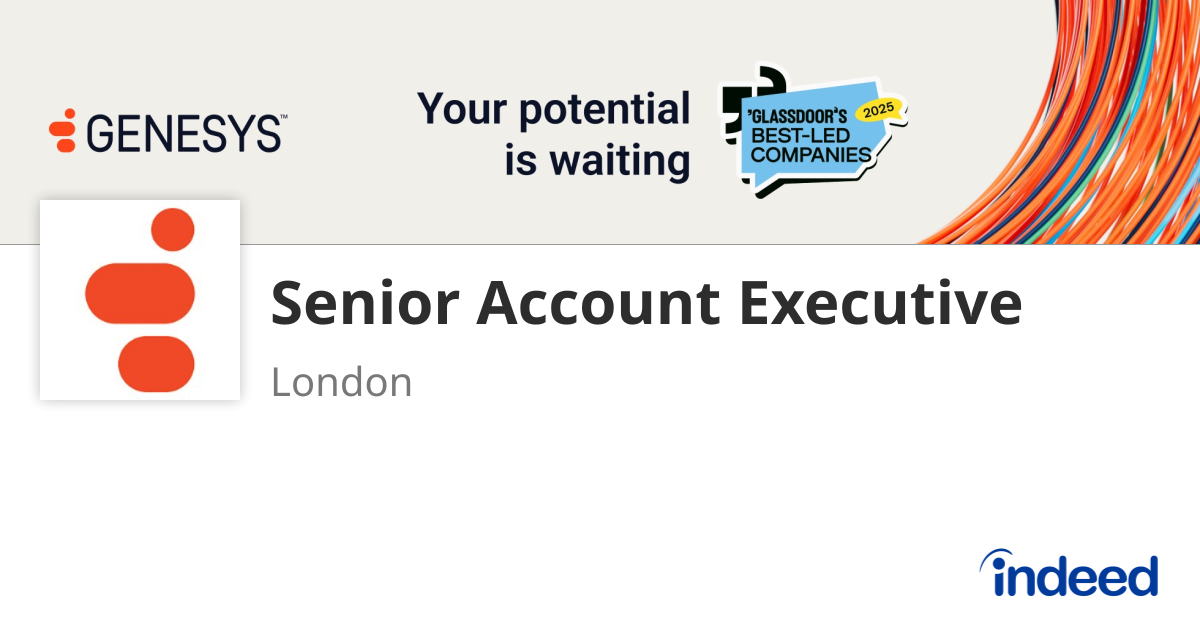 Senior Account Executive - London - Indeed.com