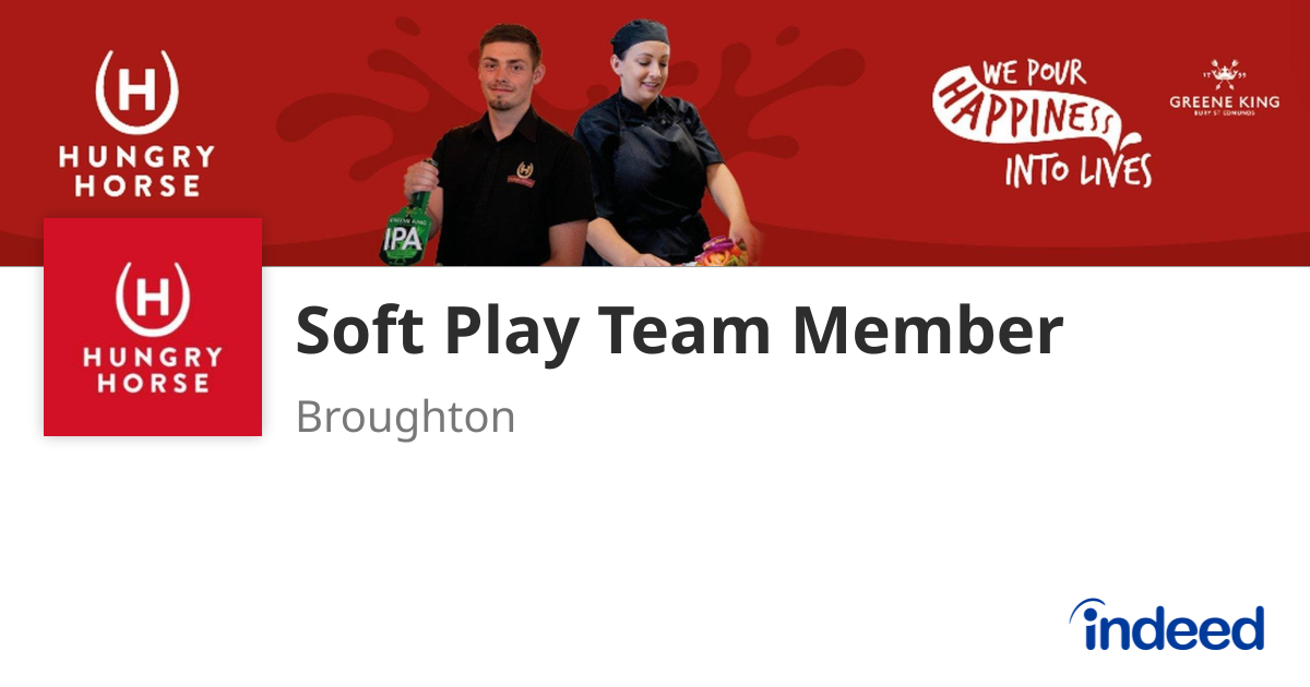 Soft Play Team Member - Broughton PR3 5JE - Indeed.com