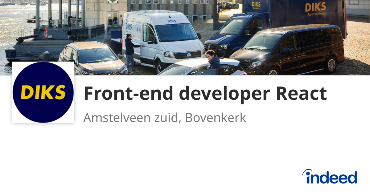 Front-end developer React - 1185 Amstelveen zuid, Bovenkerk - Indeed.com