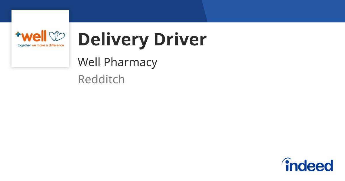 Delivery Driver - Redditch B98 0RE - Indeed.com