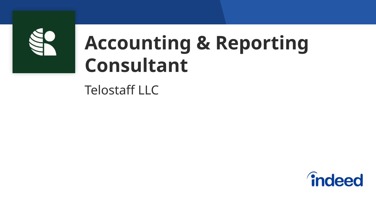 Accounting & Reporting Consultant - Philippines - Indeed.com