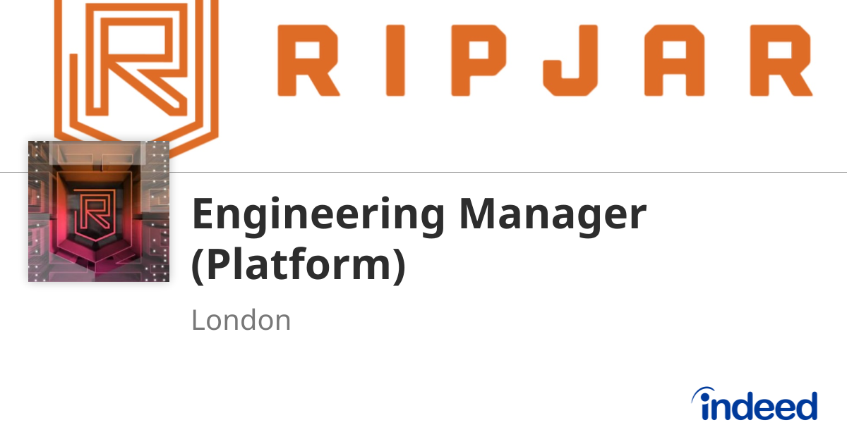 Engineering Manager (Platform) - London - Indeed.com