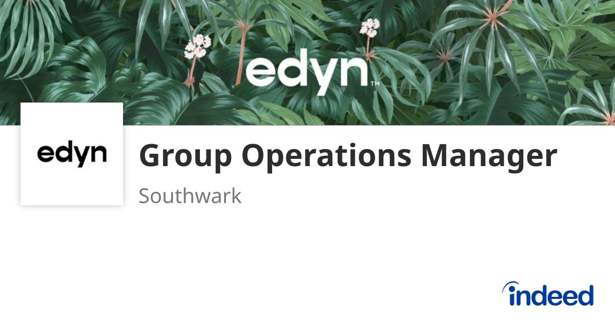 Group Operations Manager - Southwark SE1 1YT - Indeed.com