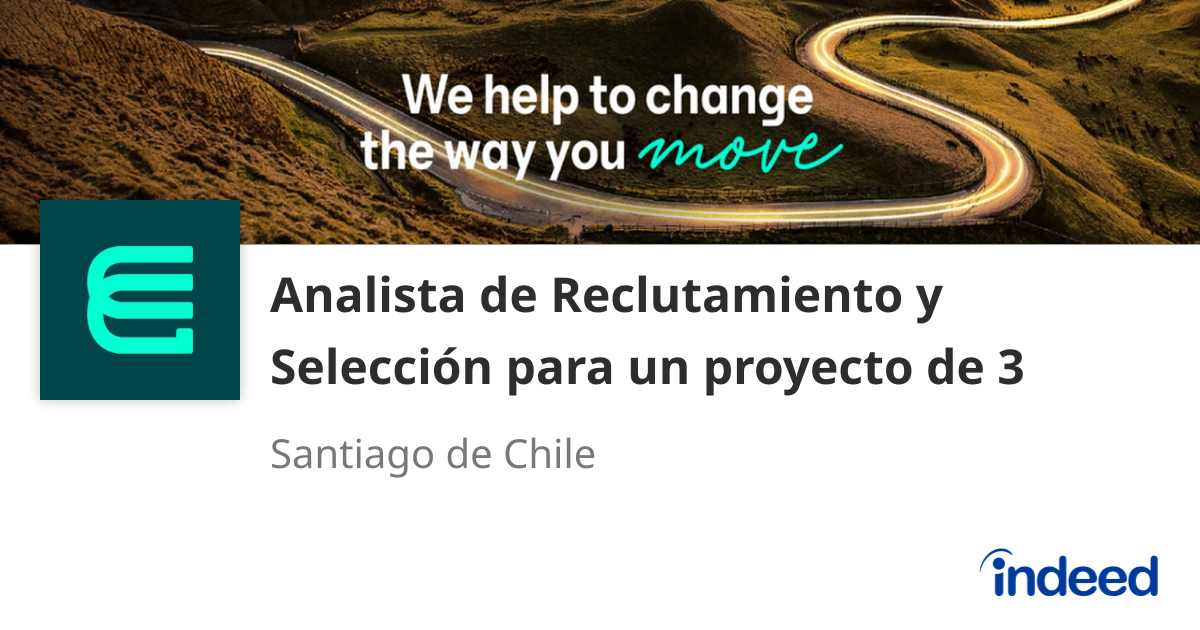 Analista de Reclutamiento y Selección para un proyecto de 3 meses ...