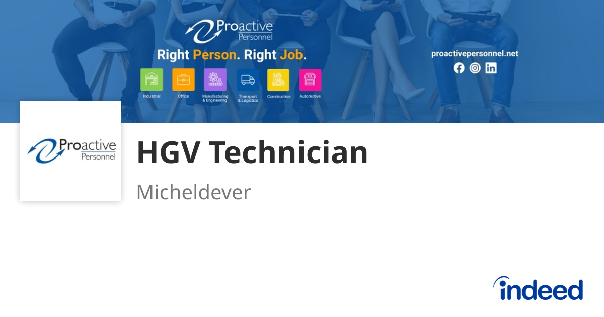 HGV Technician - Micheldever - Indeed.com