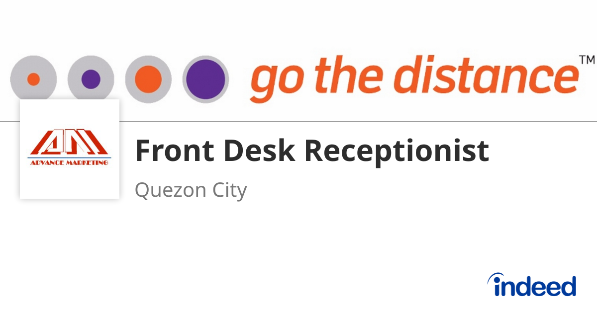 Front Desk Receptionist - Quezon City - Indeed.com
