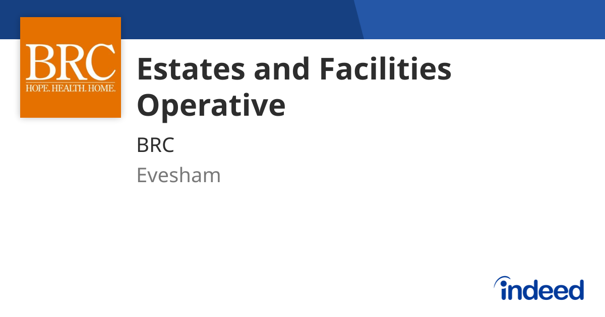 Estates and Facilities Operative - Evesham - Indeed.com
