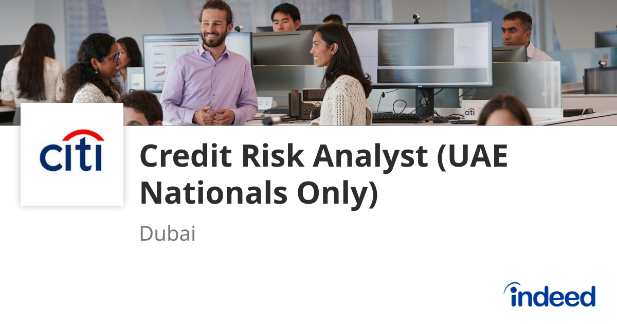 Credit Risk Analyst (UAE Nationals Only) - Dubai - Indeed.com