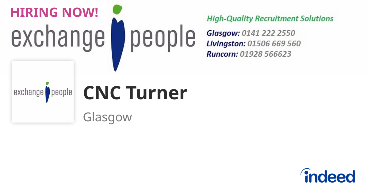 CNC Turner - Glasgow - Indeed.com