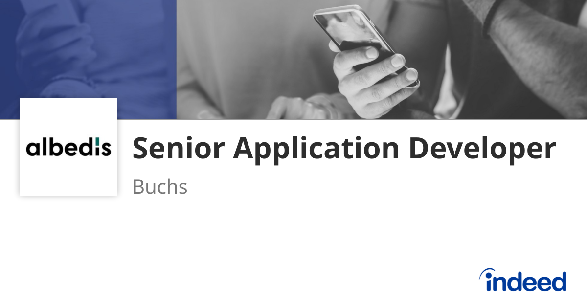 Senior Application Developer - 9470 Buchs, SG - Indeed.com