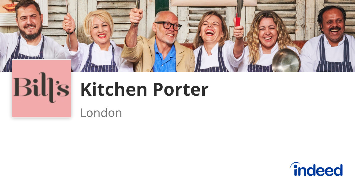 Kitchen Porter - London SE1 9DW - Indeed.com