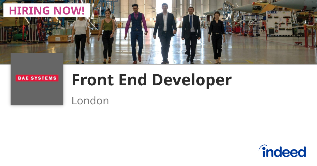 Front End Developer - London - Indeed.com