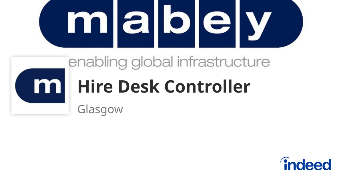 Hire Desk Controller - Glasgow G69 9JD - Indeed.com