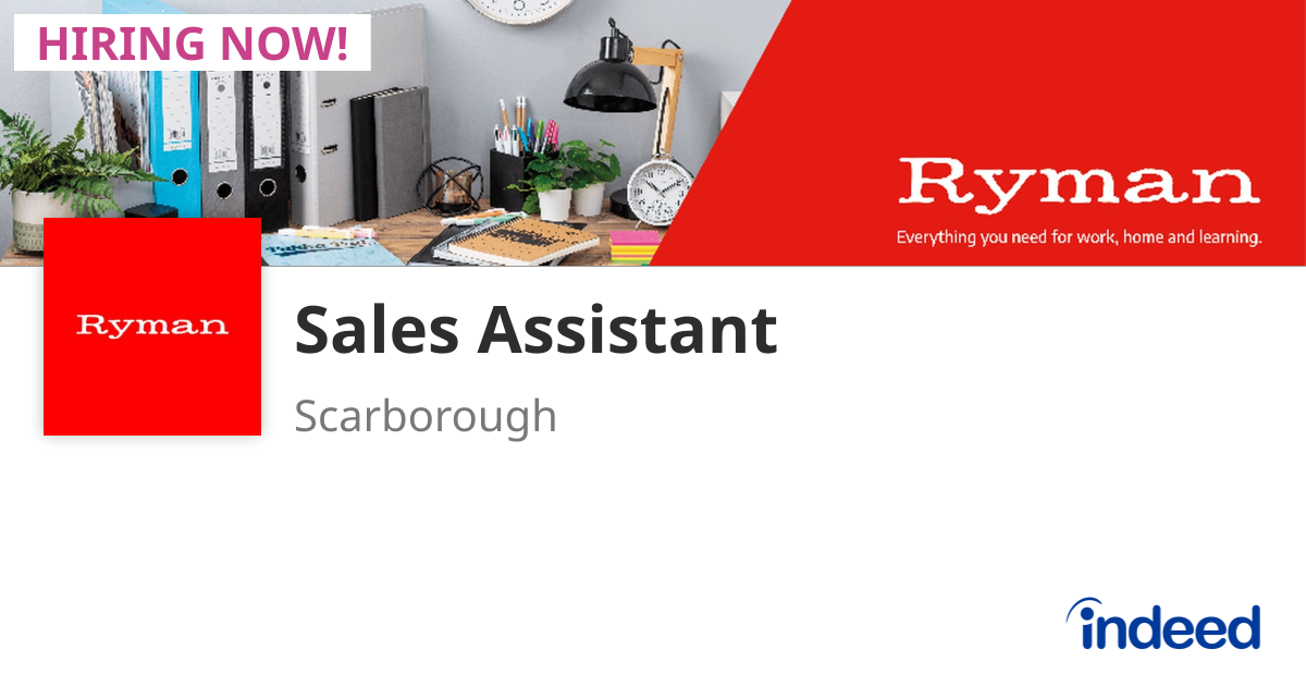 Sales Assistant - Scarborough YO11 1UE - Indeed.com